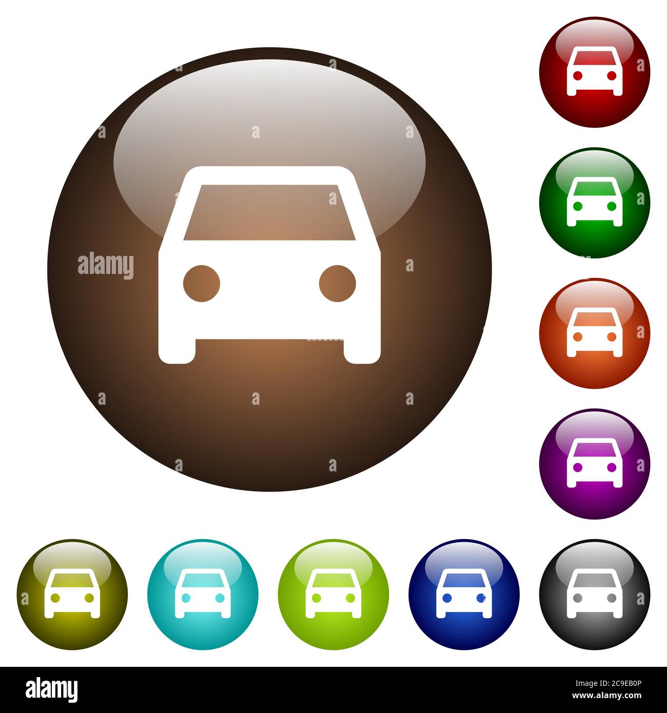 Vivid colors car Stock Vector Images - Alamy