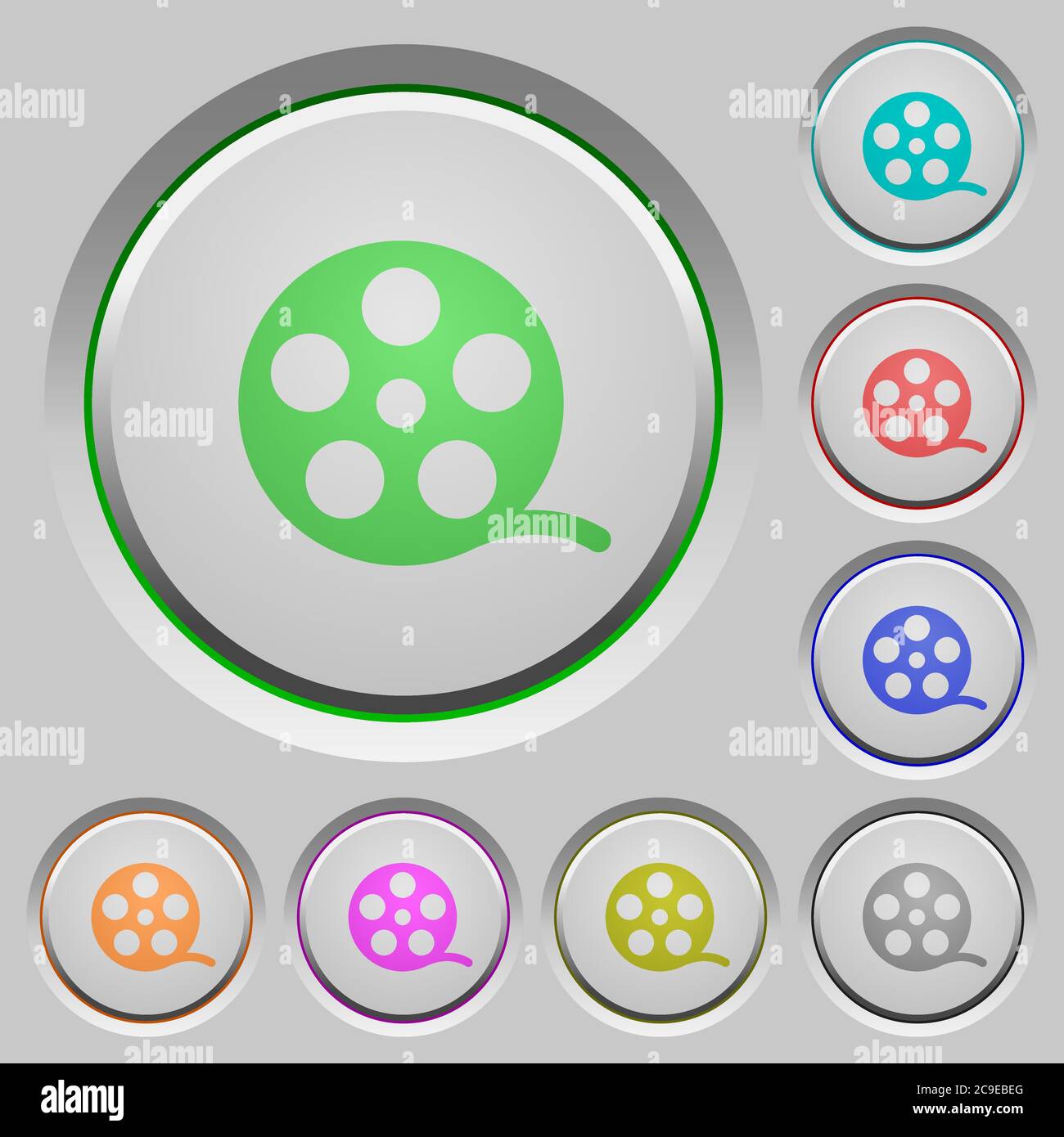 Rolling tape Stock Vector Images - Alamy