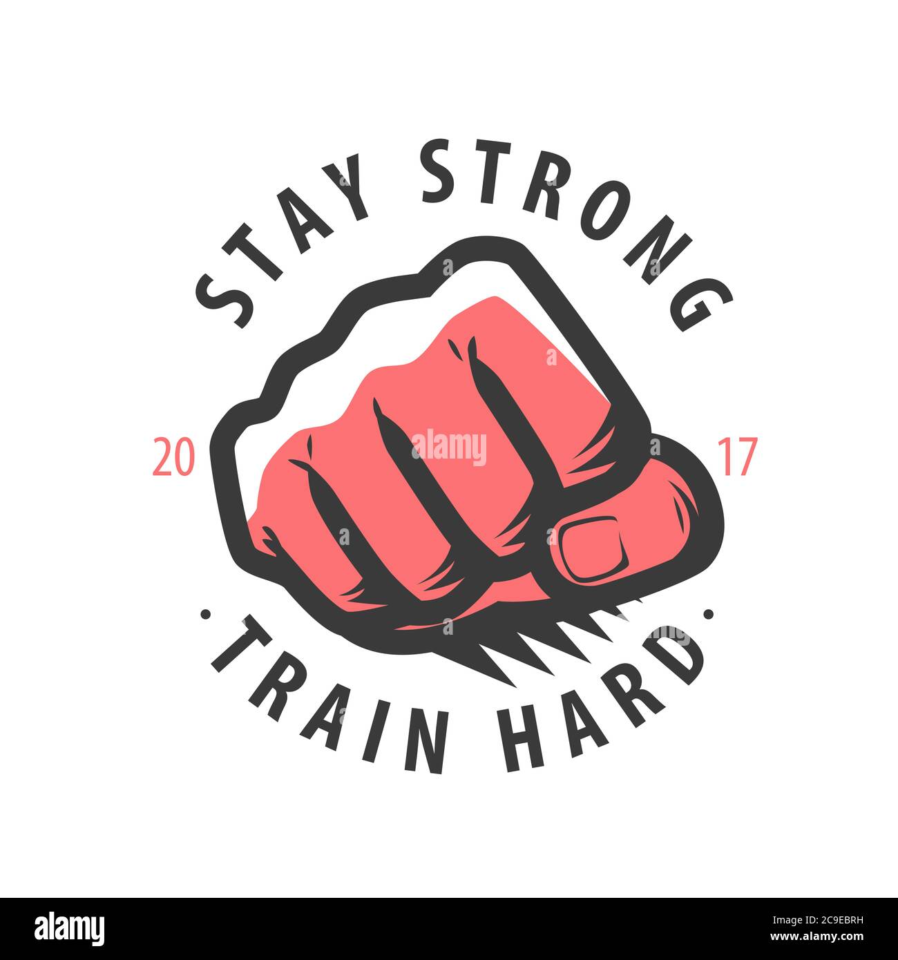Stay positive symbol concept Cut Out Stock Images & Pictures - Alamy