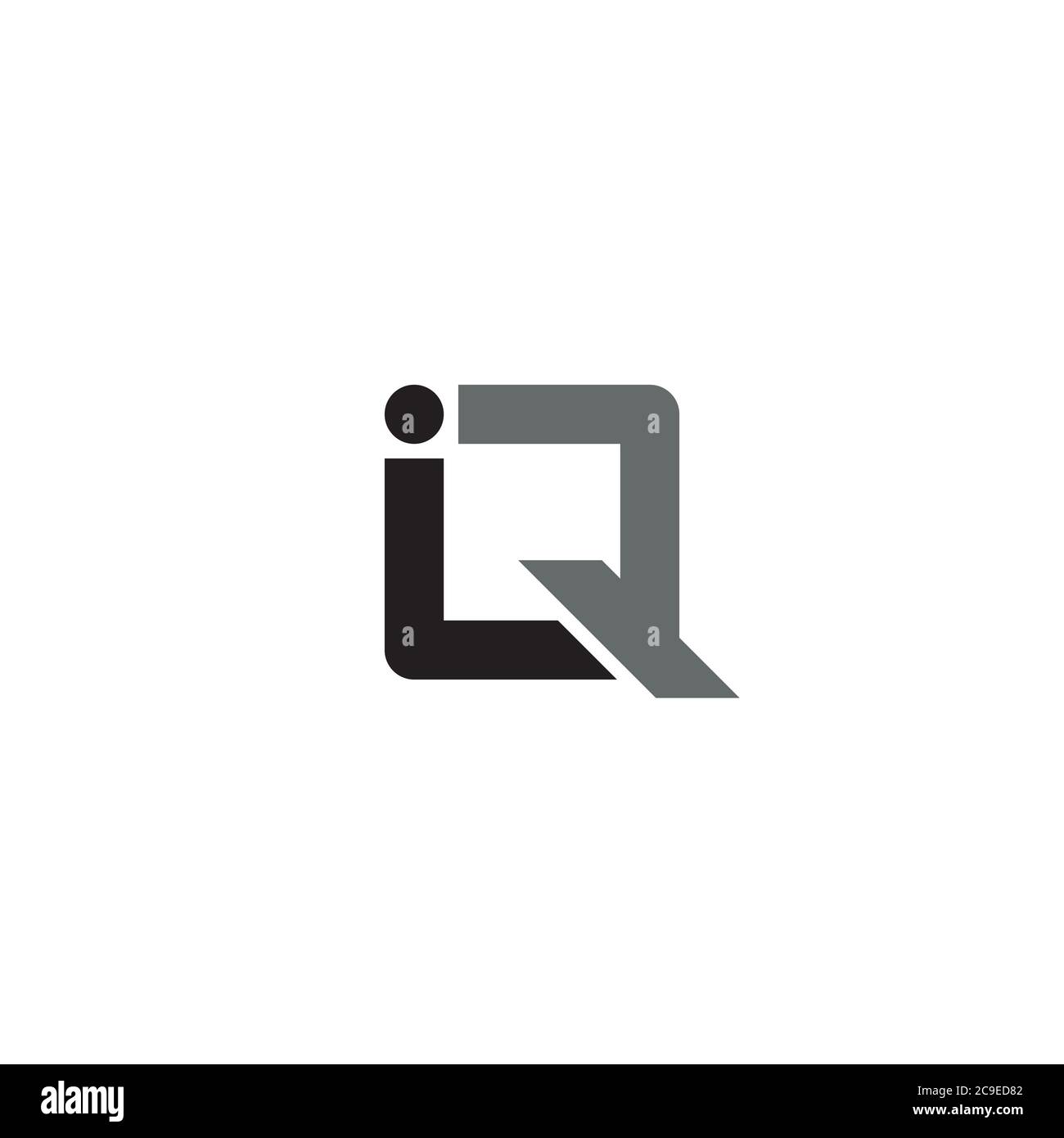 Letter IQ logo / icon design Stock Vector Image & Art - Alamy