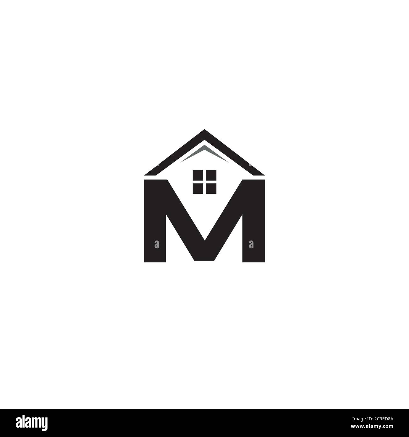 Letter M and House logo / icon design Stock Vector Image & Art - Alamy