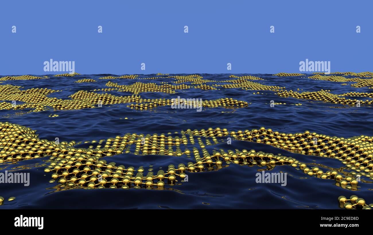 Abstract business science or technology background with golden lattice ...