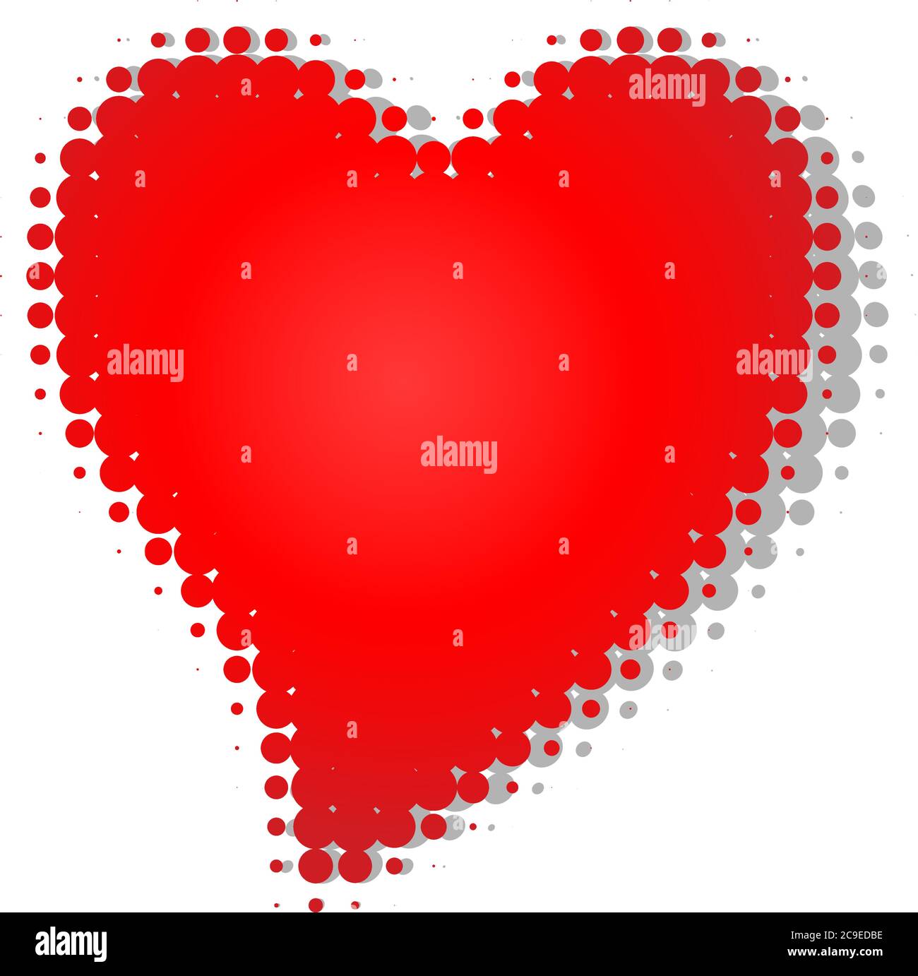Heart shape with gear wheels hi-res stock photography and images - Alamy