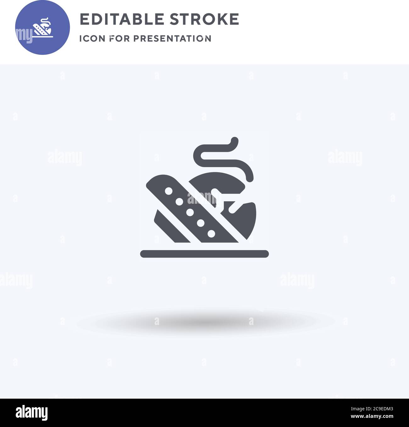 Crash icon vector, filled flat sign, solid pictogram isolated on white ...