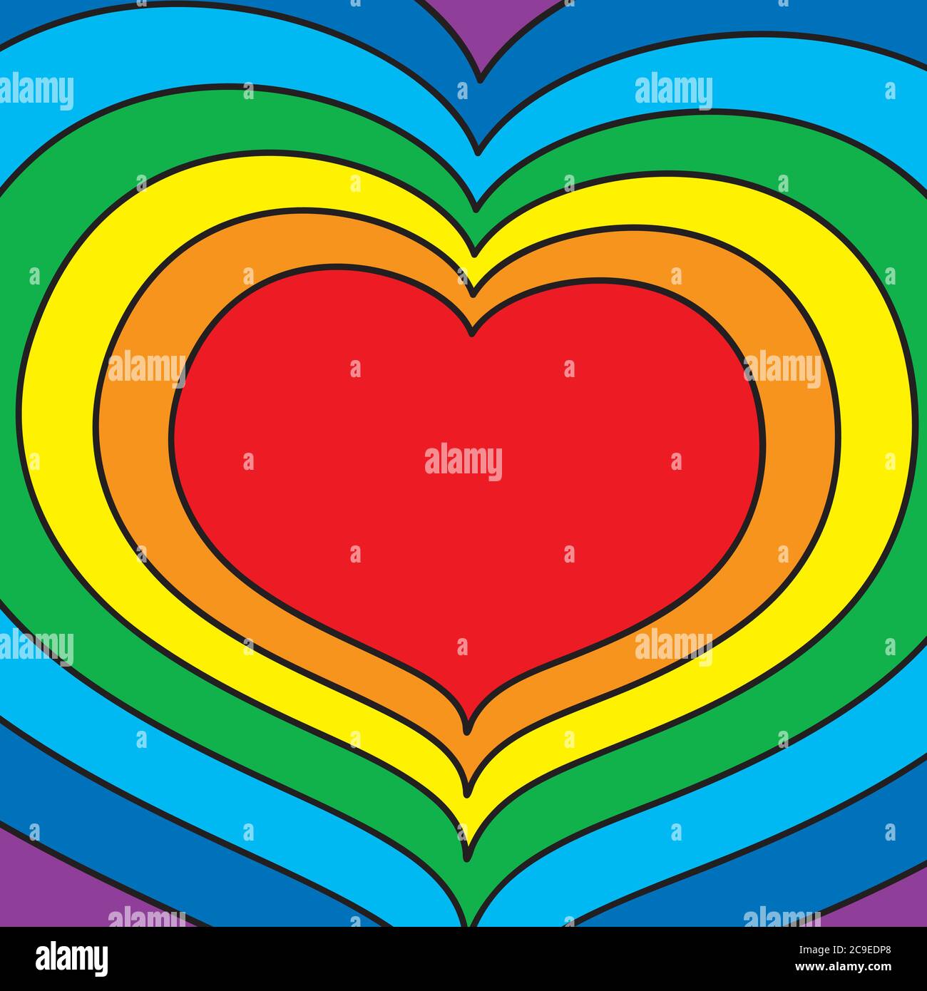 Heart shape with gear wheels hi-res stock photography and images - Alamy