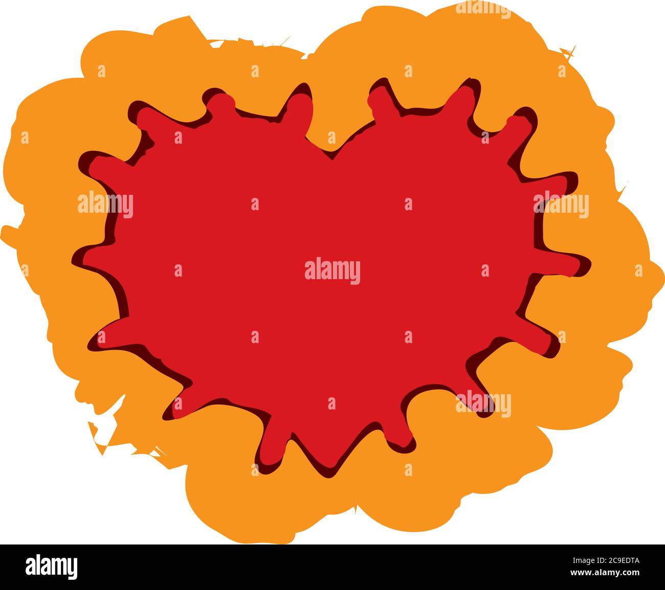 Heart shape with gear wheels hi-res stock photography and images - Alamy