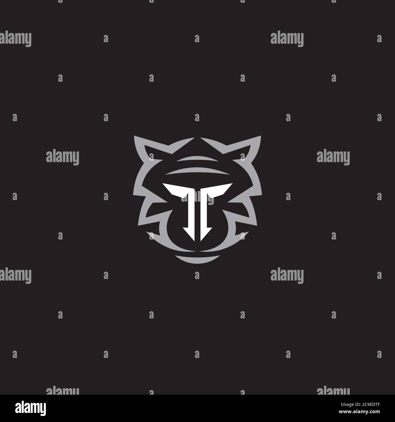 Letter T and Tiger logo / icon design Stock Vector Image & Art - Alamy