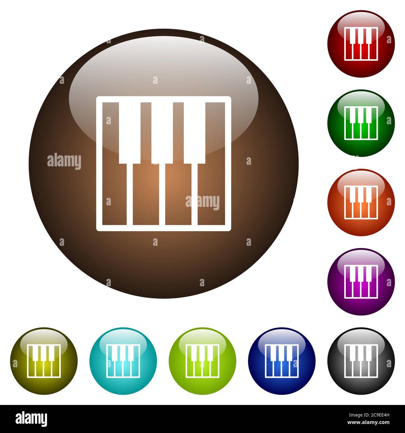 Piano keyboard musical symbols hi-res stock photography and images - Alamy