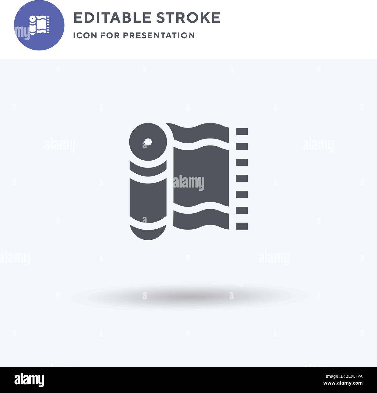 Blanket icon vector, filled flat sign, solid pictogram isolated on ... Blanket icon vector, filled flat sign, solid pictogram isolated on ...