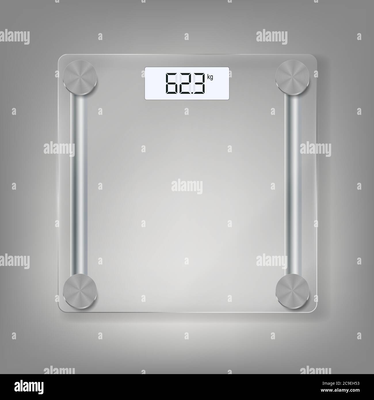 Electronic floor scales icon for measuring human weight. Vector ...