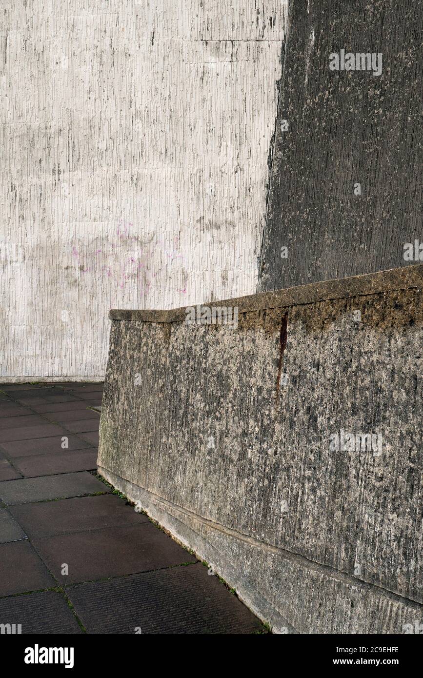 A Brutalist Concrete Access Ramp Stock Photo - Alamy