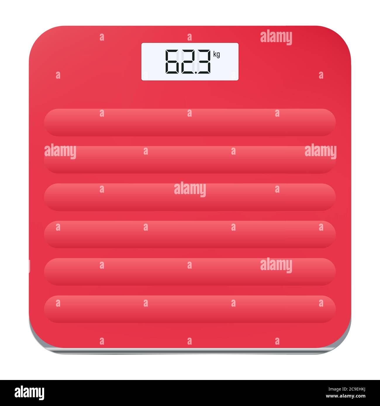 Electronic floor scales icon for measuring human weight. Vector ...