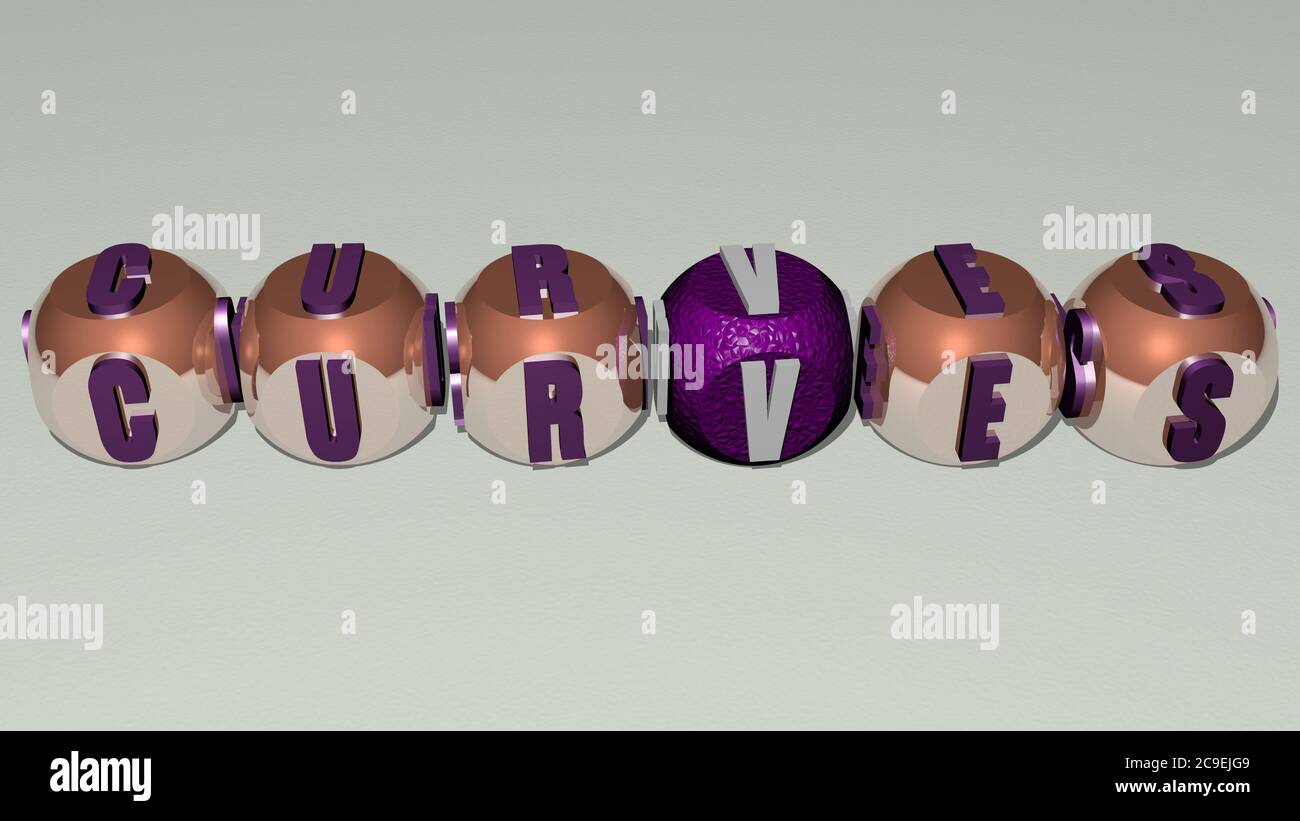 CURVES combined by dice letters and color crossing for the related ...