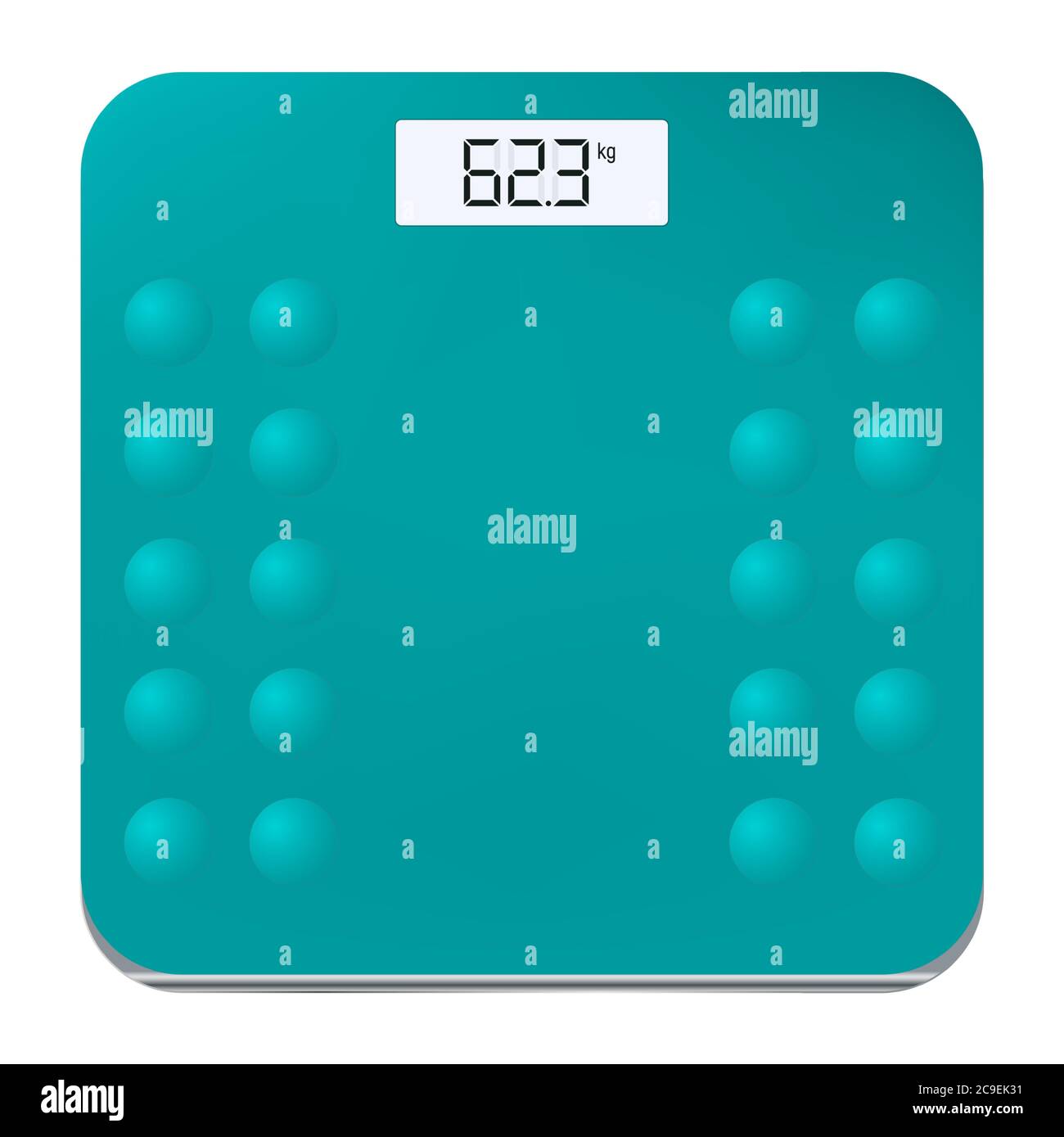 Electronic floor scales icon for measuring human weight. Vector ...