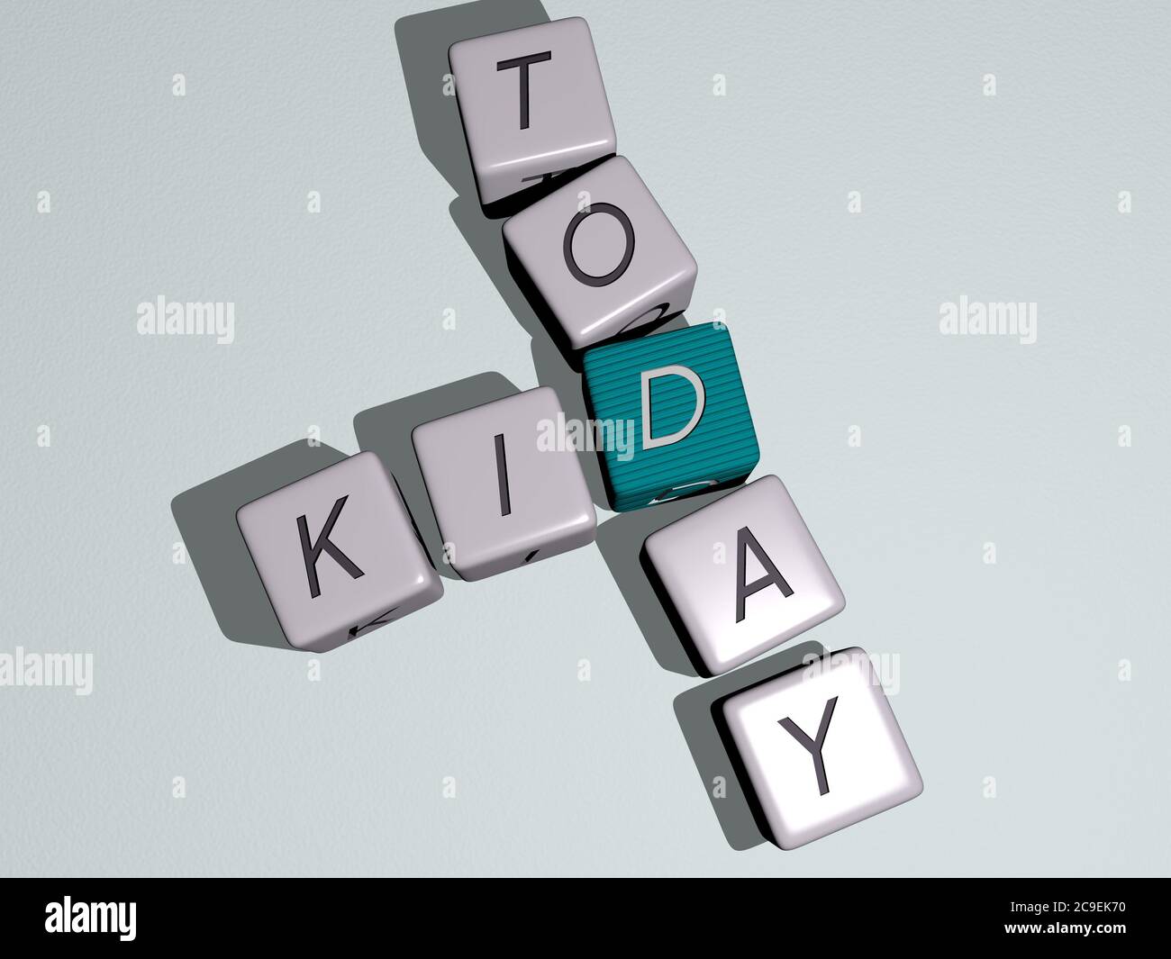 kid today combined by dice letters and color crossing for the related ...