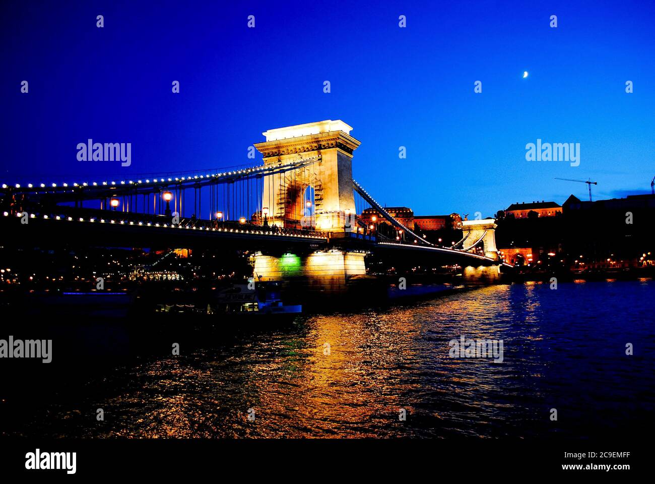 Szechenyi Chain Bridge Stock Photo - Alamy