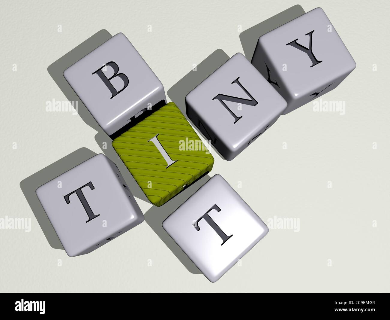 tiny bit combined by dice letters and color crossing for the related ...