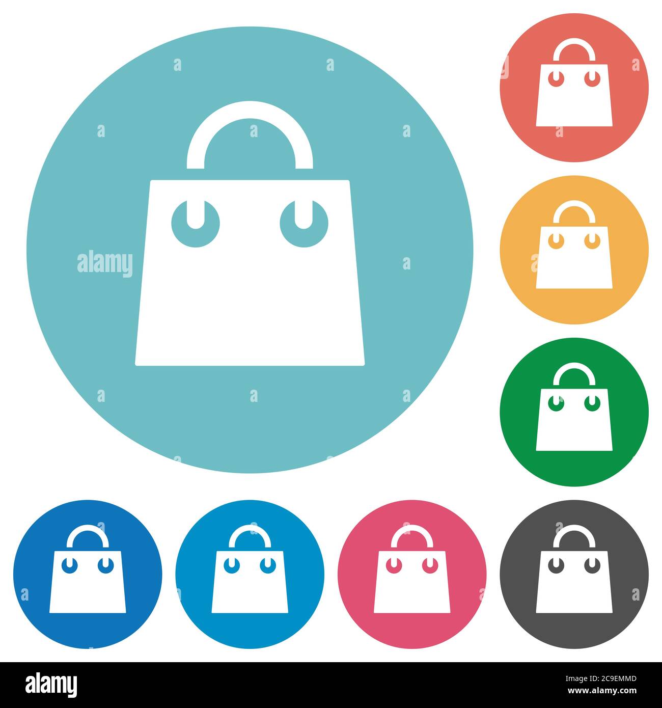 Plain paper bag white Stock Vector Images - Alamy