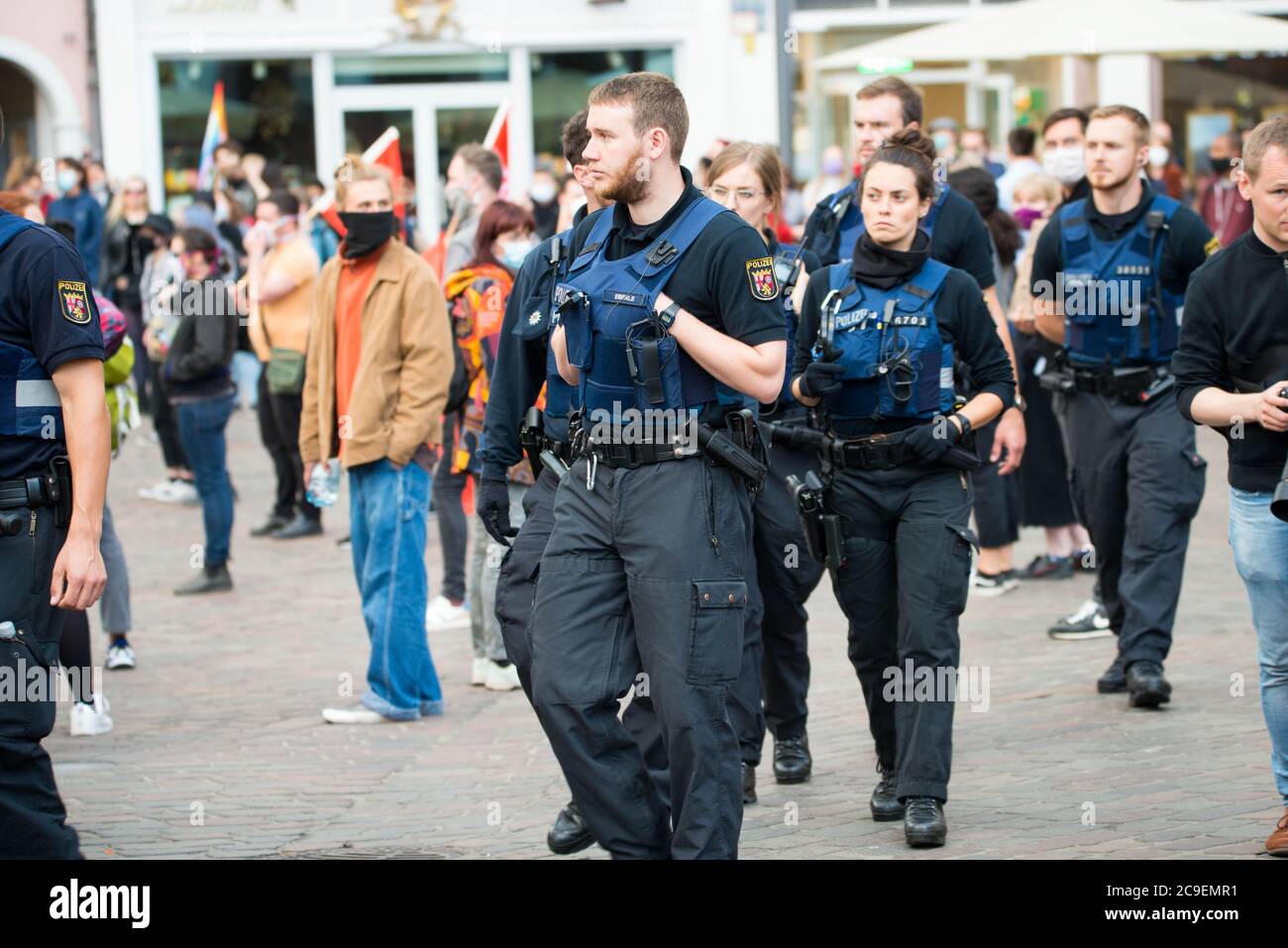 Protests in Trier on the 08.06.2020, Germany, rhineland palatinate ...