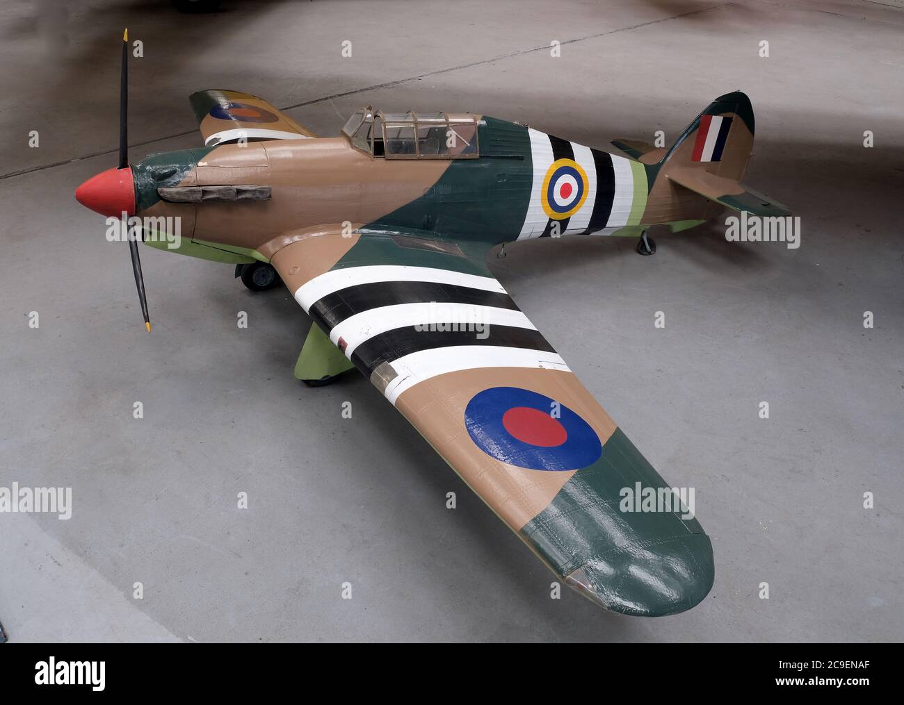 Detail of aircraft power sources and equipment on display to public ...