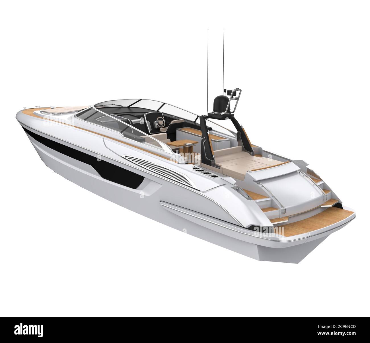 Powerboat Cut Out Stock Images & Pictures - Alamy