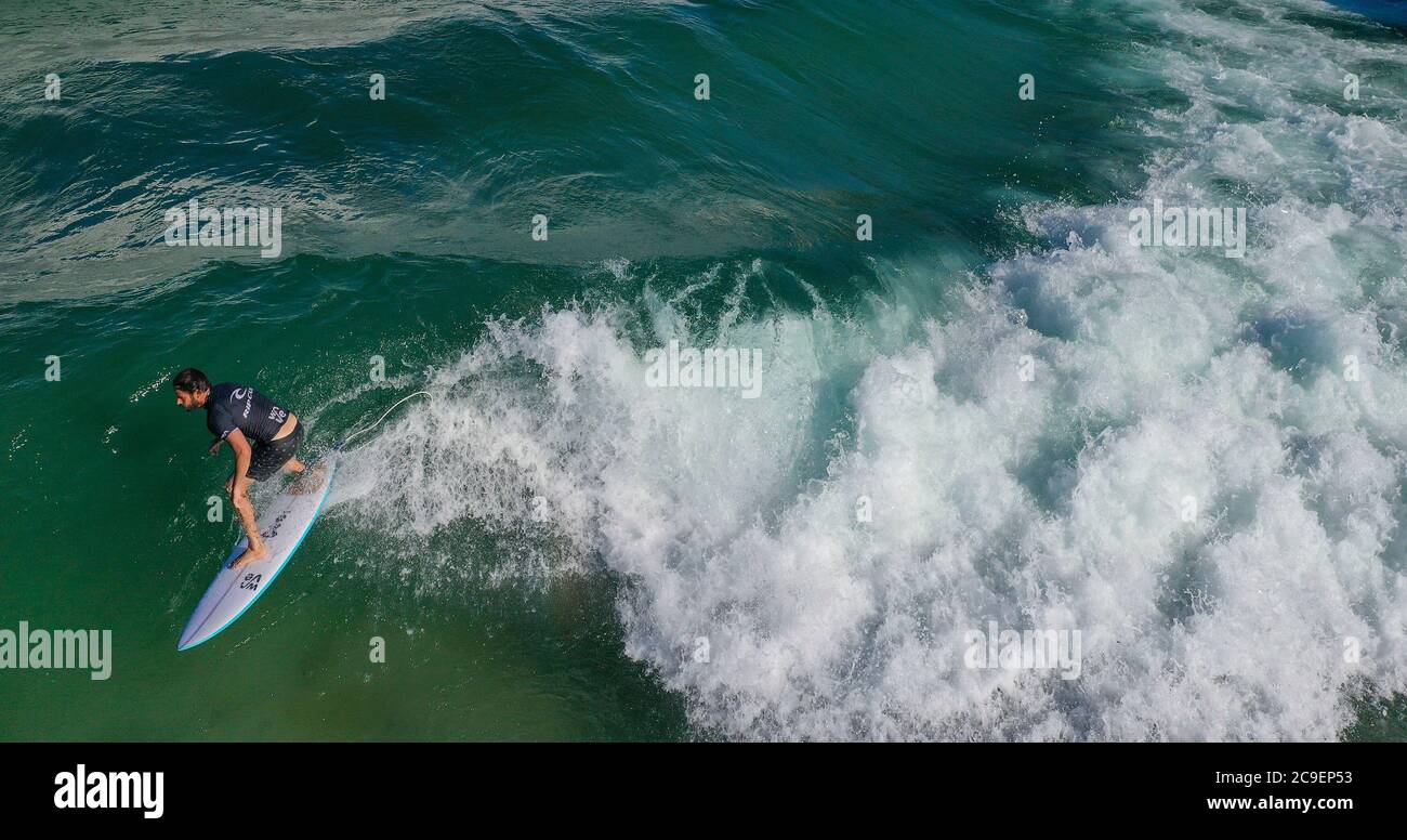 Surfers test out the Wave surfing reef near Bristol, as the inland ...