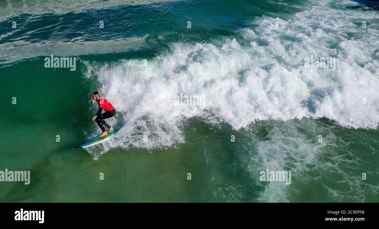 Surfers test out the Wave surfing reef near Bristol, as the inland ...