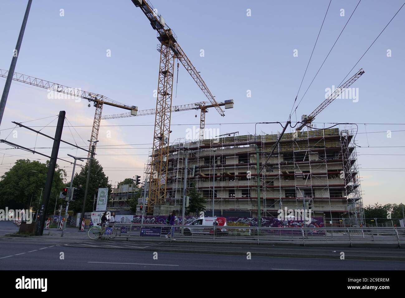 Baustelle in Deutschland Stock Photo - Alamy