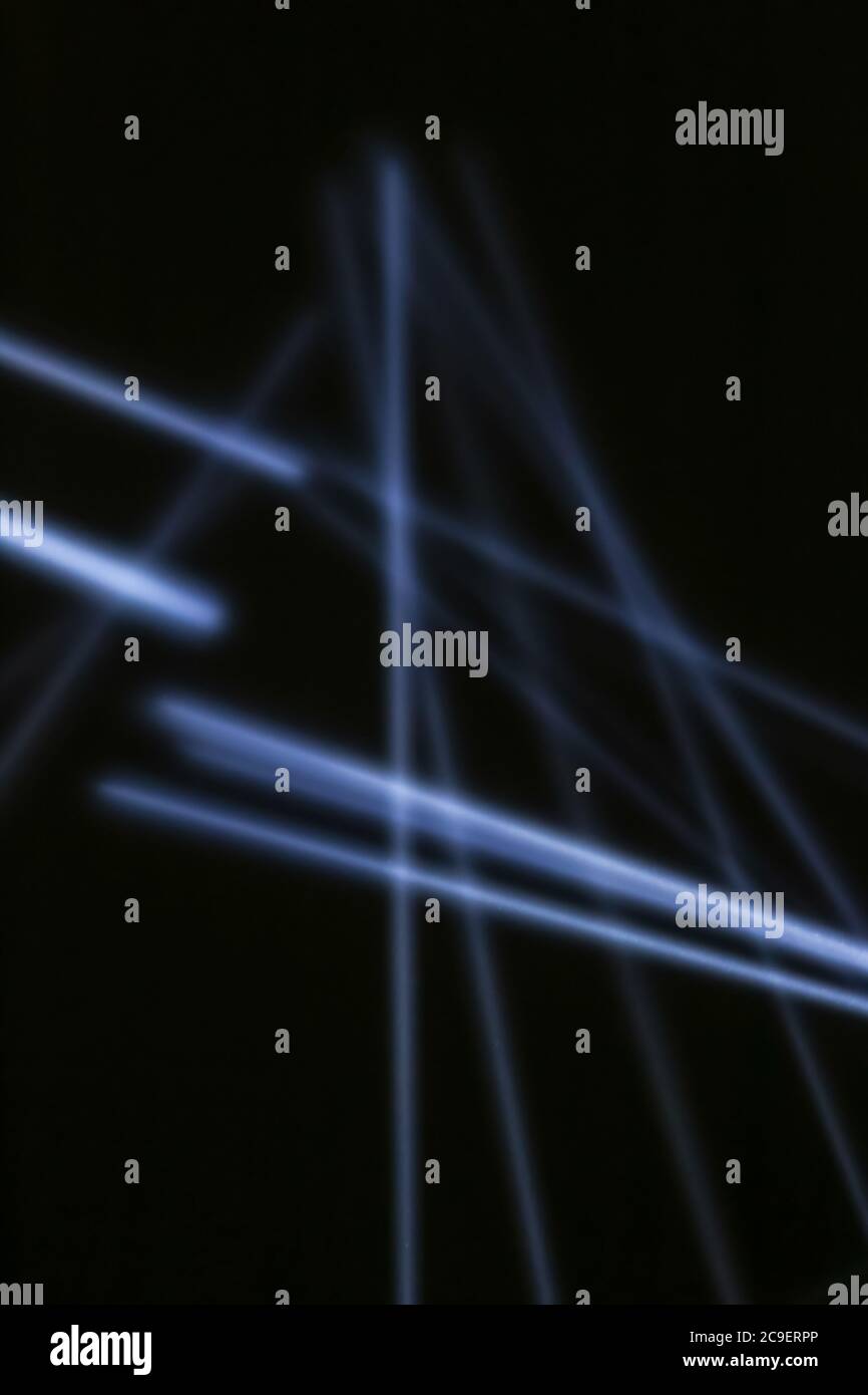 Blue laser beam in sky hi-res stock photography and images - Alamy