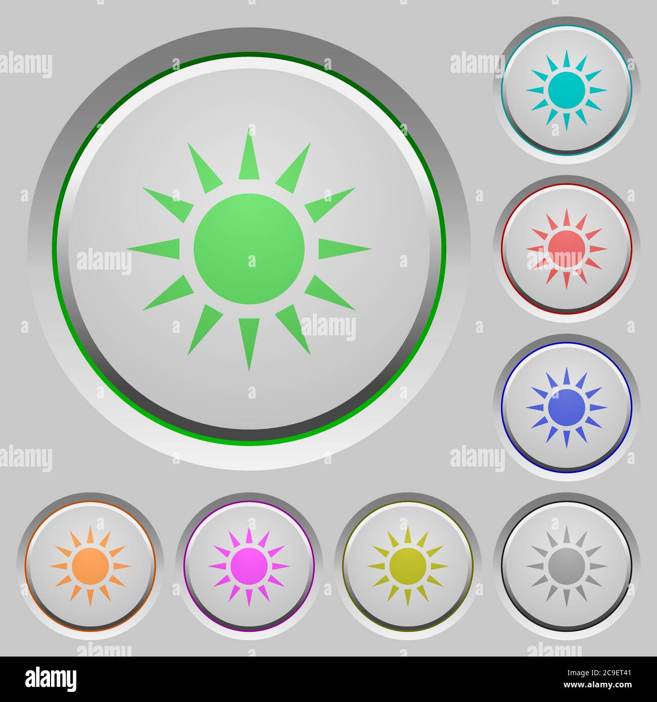 Push sunny Stock Vector Images - Alamy