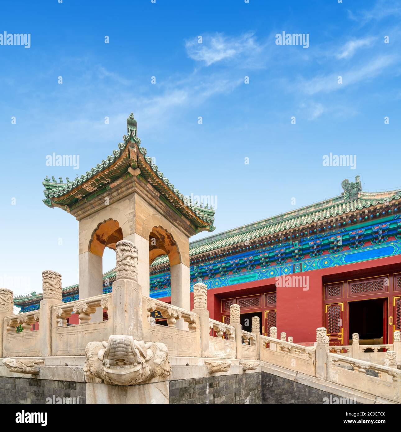 Historical building in Tiantan Park, Beijing, China Stock Photo - Alamy