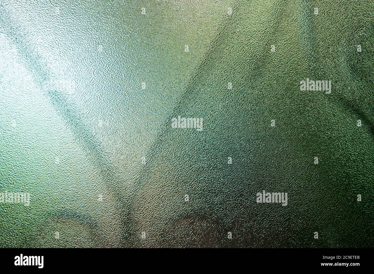 A Metal Window Grill Viewed Through Frosted Glass Stock Photo - Alamy