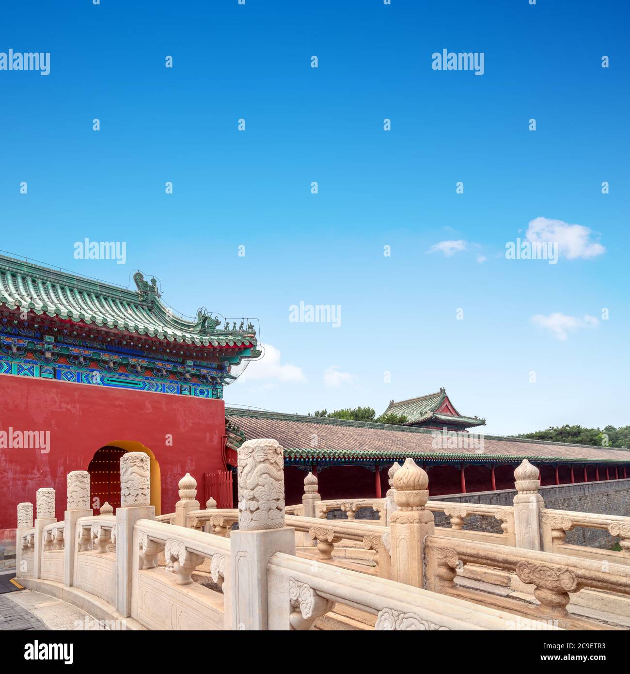 Historical building in Tiantan Park, Beijing, China Stock Photo - Alamy
