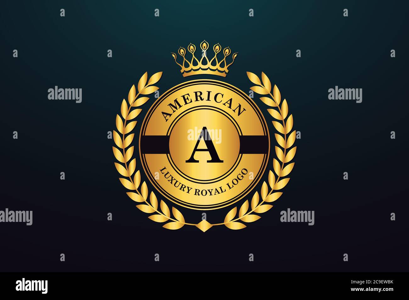 Luxury, Royal and Elegant Logo Vector Design Stock Vector Image & Art ...