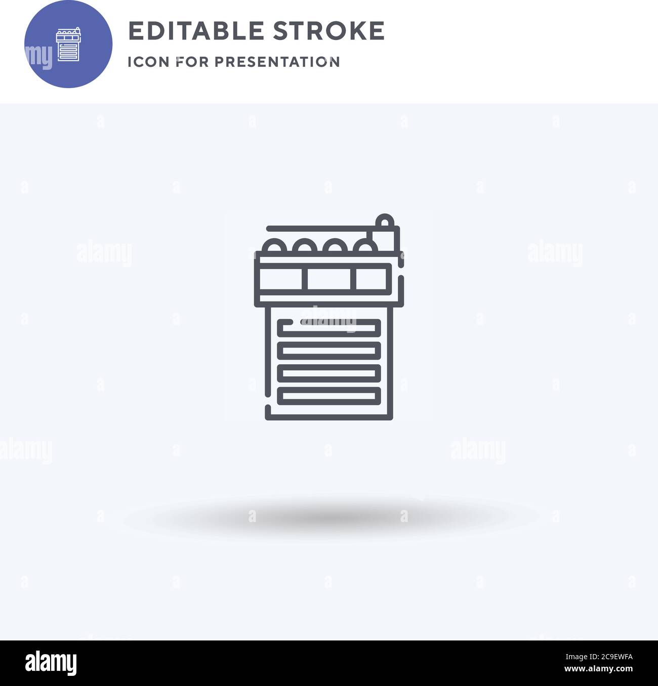 Penthouse icon vector, filled flat sign, solid pictogram isolated on ...