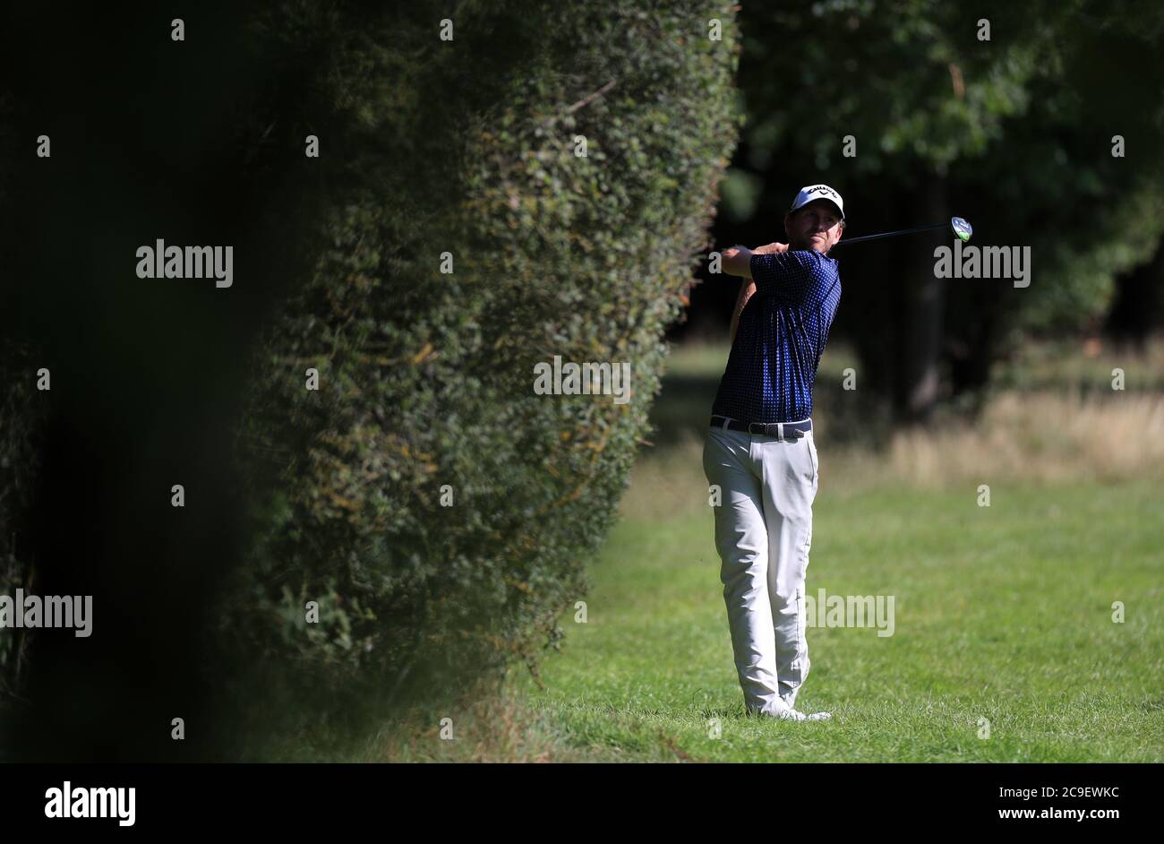 France's Robin Sciot-Siegrist during day two of the Hero Open at Forest of Arden Marriott Hotel ...