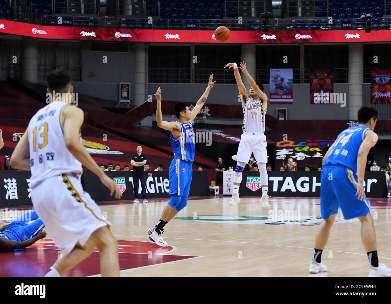 Qingdao, China's Shandong Province. 31st July, 2020. Sun Minghui (2nd R ...