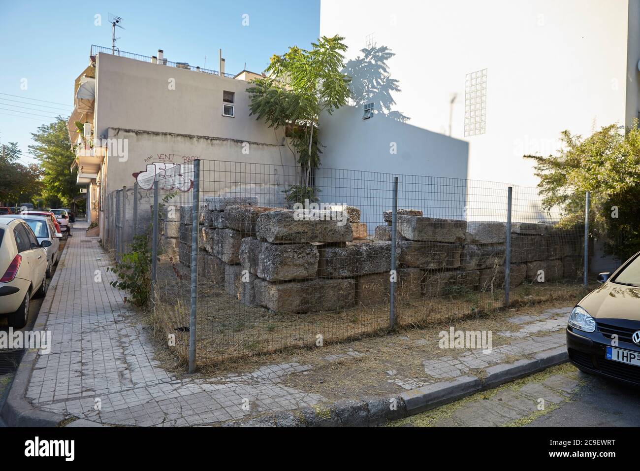 Platos academy ancient gymnasium ruins hi-res stock photography and ...