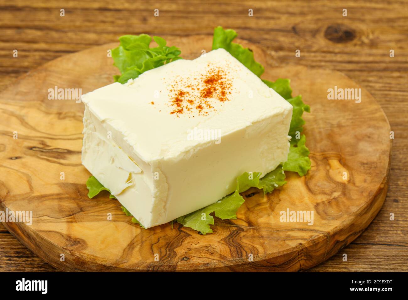 Greek traditional soft feta dairy cheese Stock Photo - Alamy