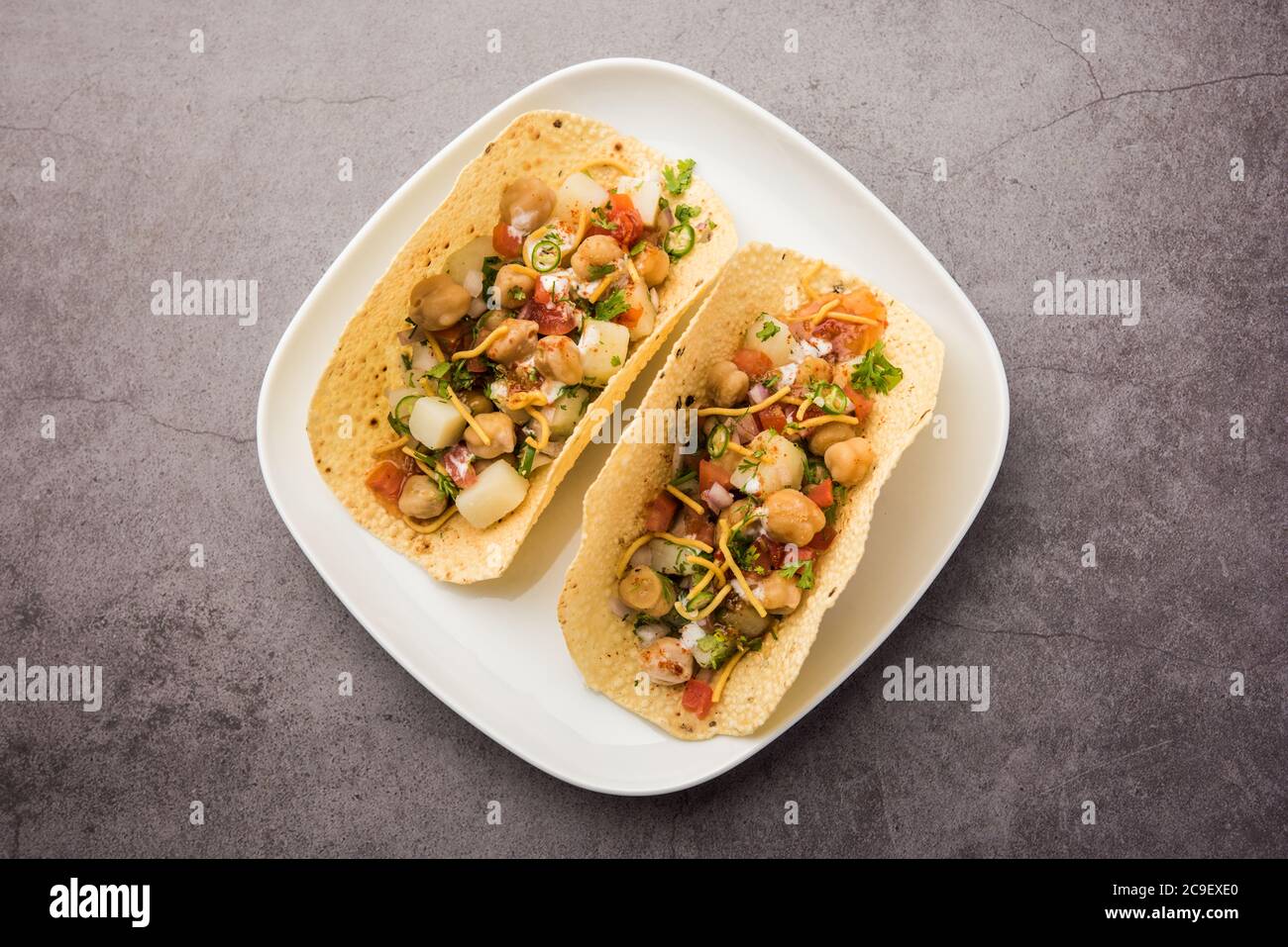 Masala Papad Tacos is an Indian appetizer recipe made in the style of ...