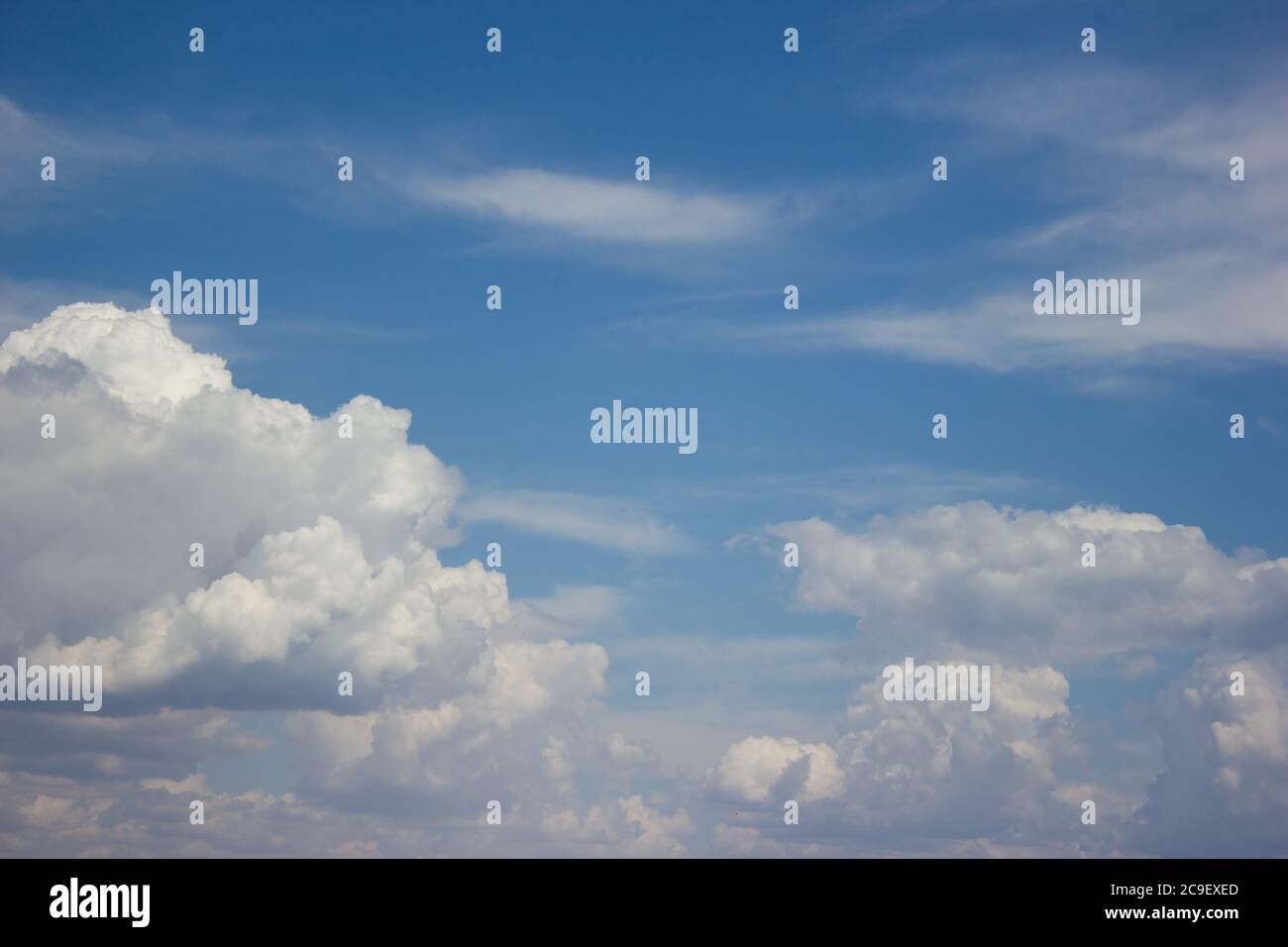Sky blue clouds background texture turquoise sunny cloudy heavenly Stock Photo - Alamy