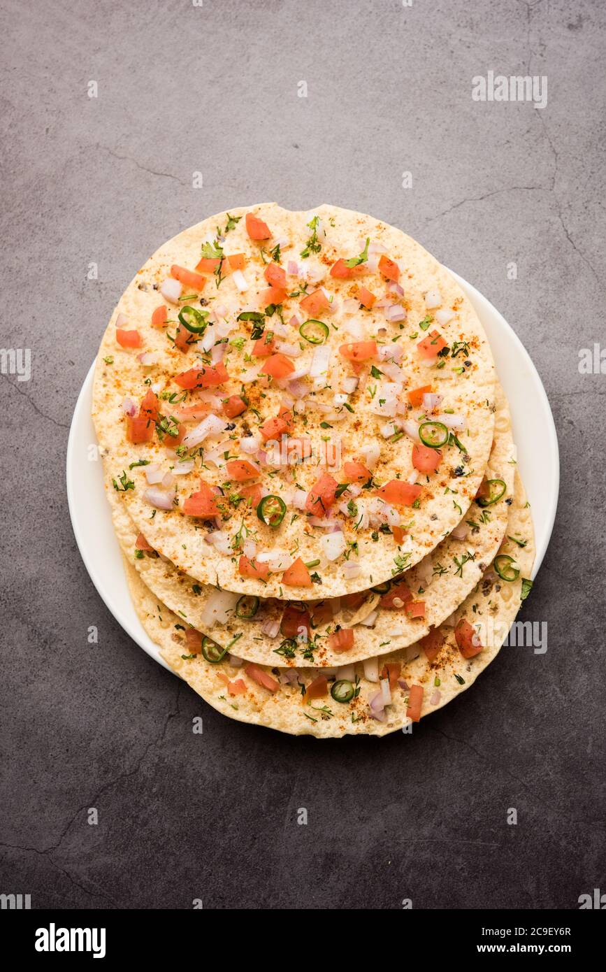 Masala Papad or papadum is a delicious Indian snack made using roasted ...