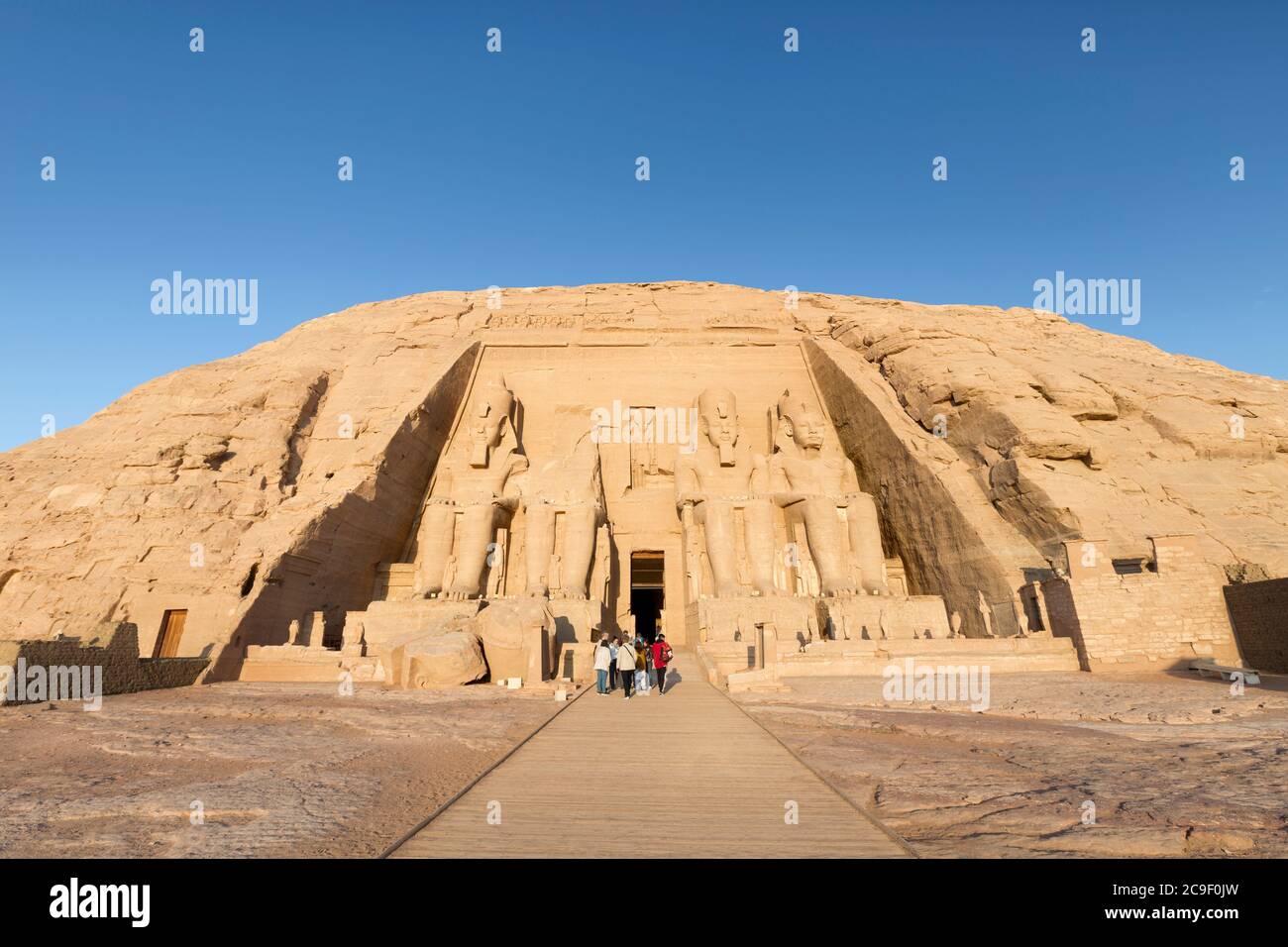 The great temple of Ramesses II, Abu Simbel, Egypt Stock Photo - Alamy