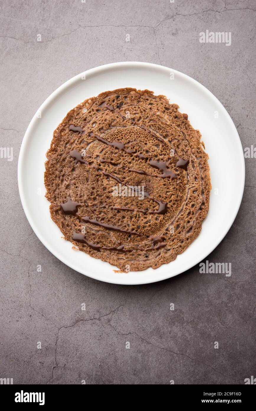 Chocolate dosa is a kid special Indian recipe, can be served for ...