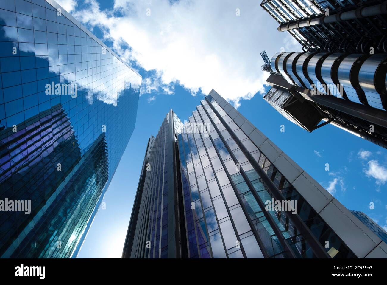 Abstract building , The City of London Stock Photo - Alamy