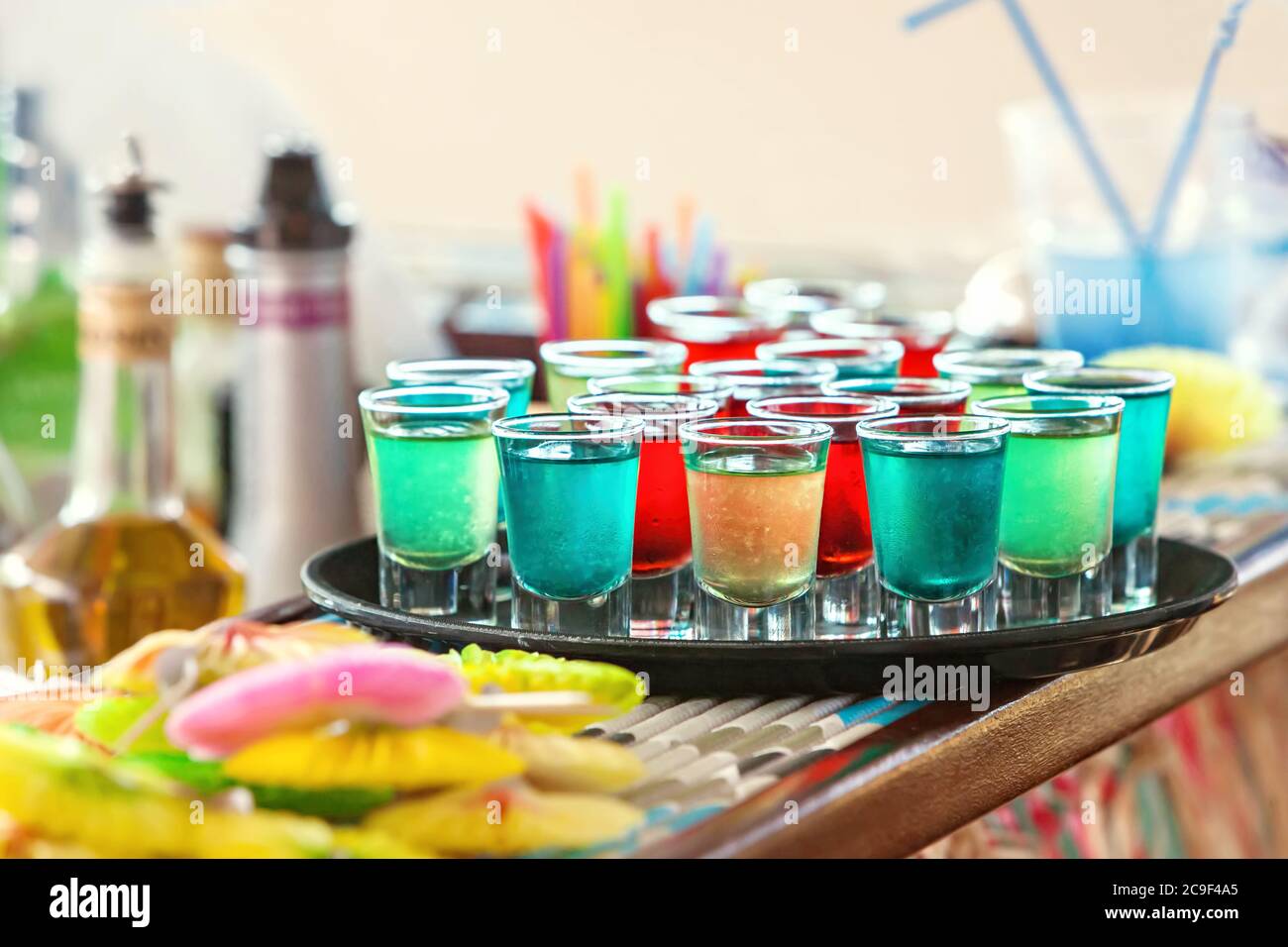 Colourful Alcohol Shots