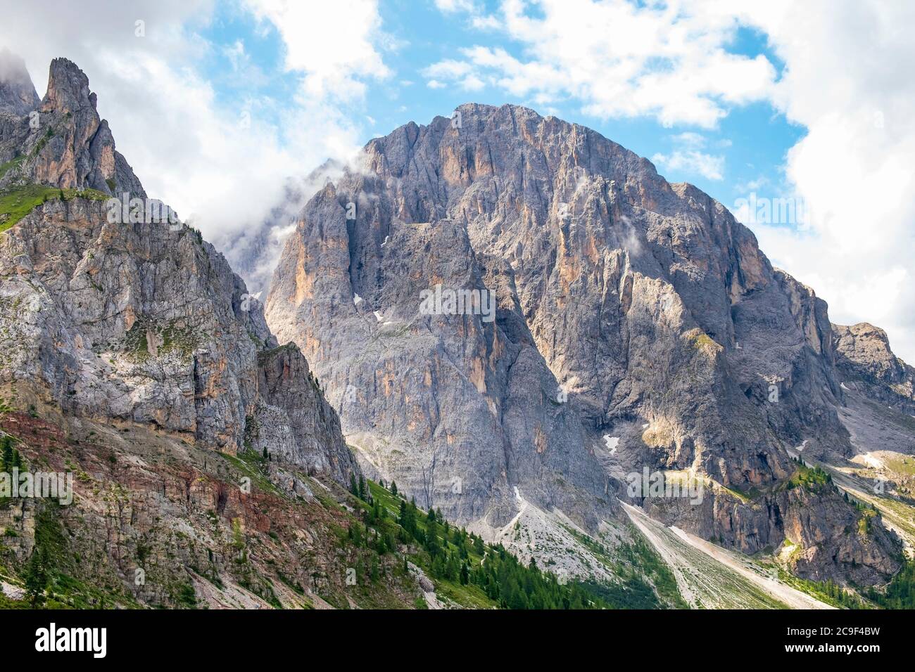 High mountain peaks in the Alps Stock Photo - Alamy