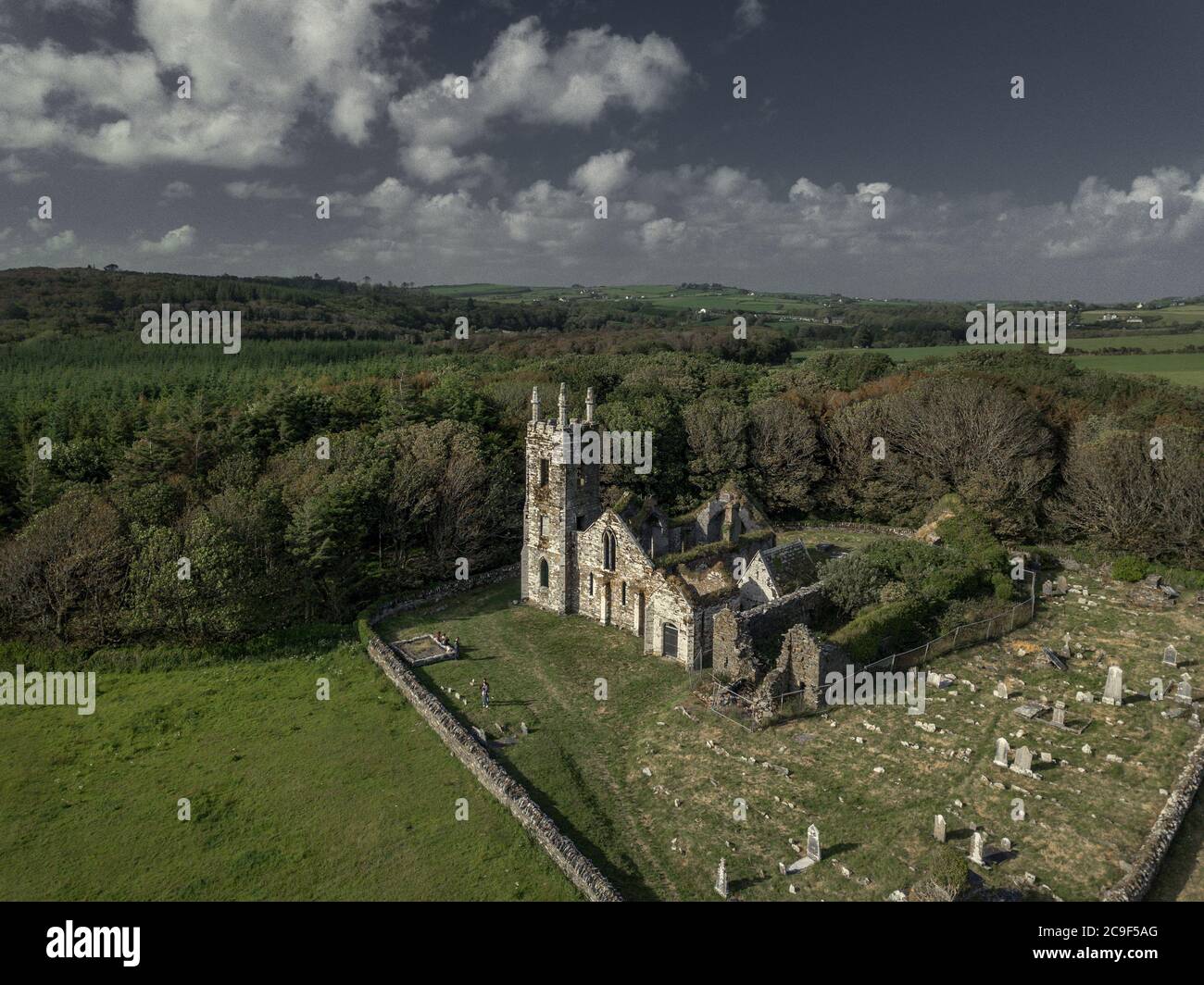 Castlefreke old church ruins hi-res stock photography and images - Alamy