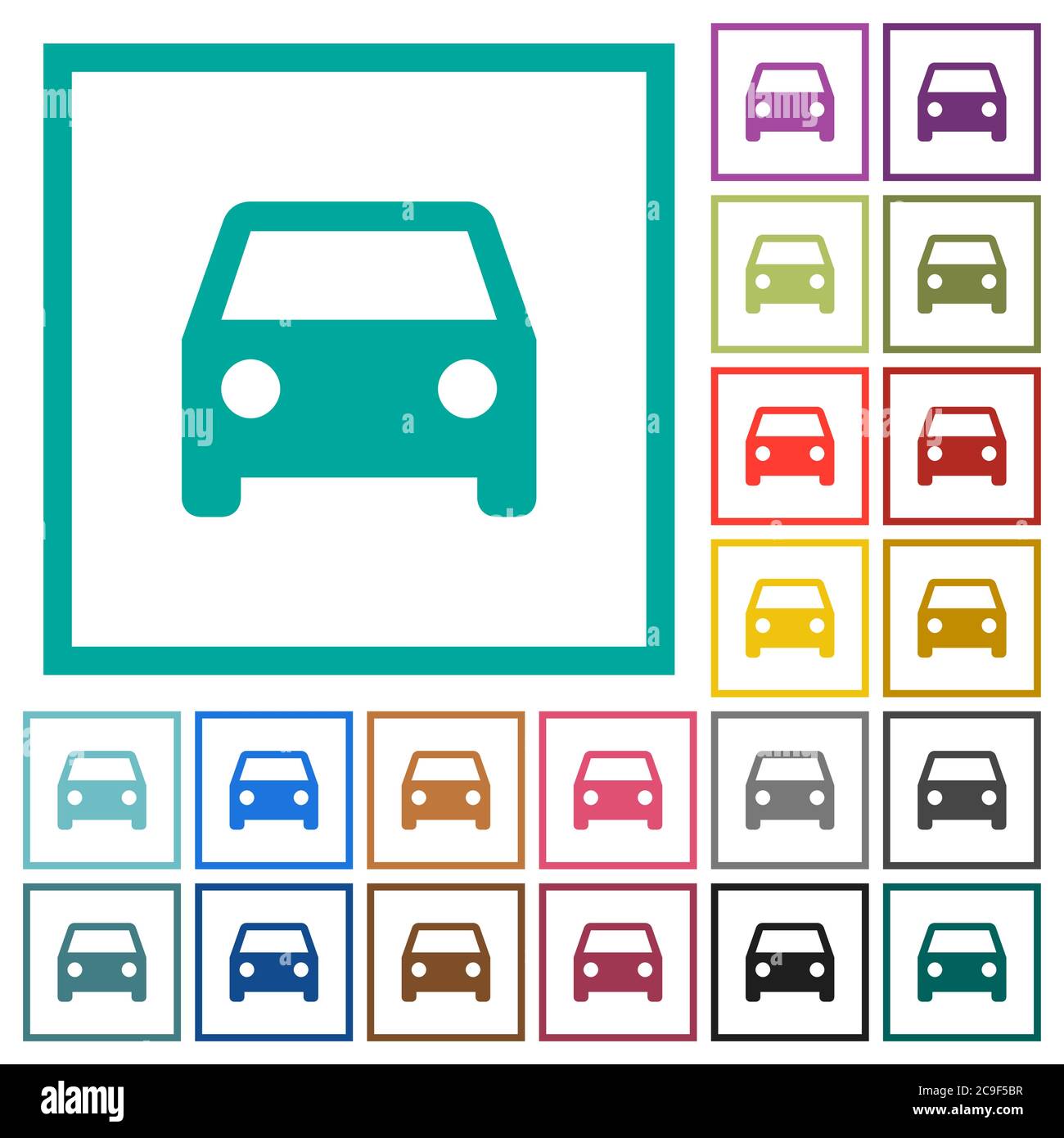 Car frames Stock Vector Images - Alamy