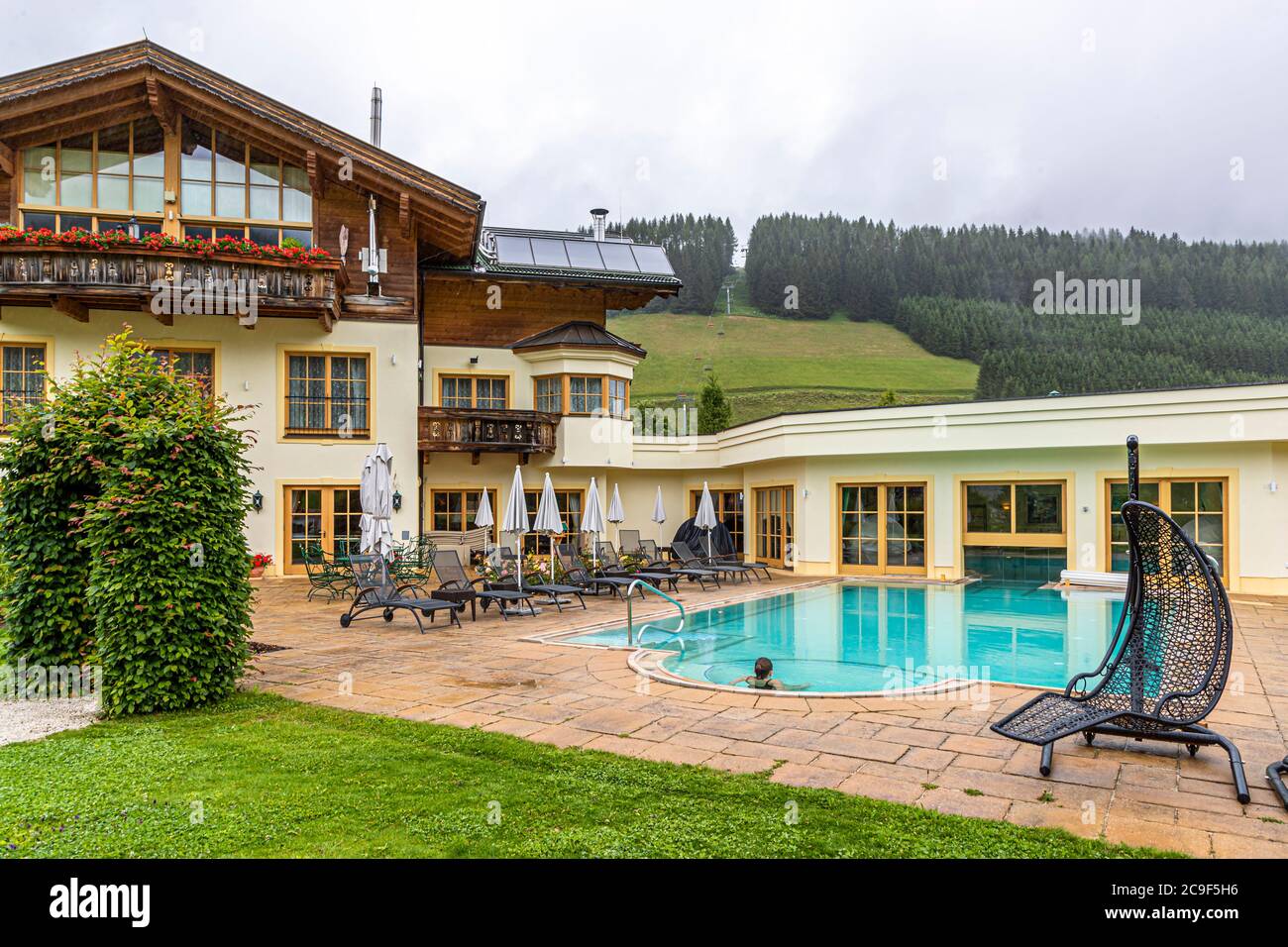 Hotel Singer in Berwang, Austria Stock Photo - Alamy